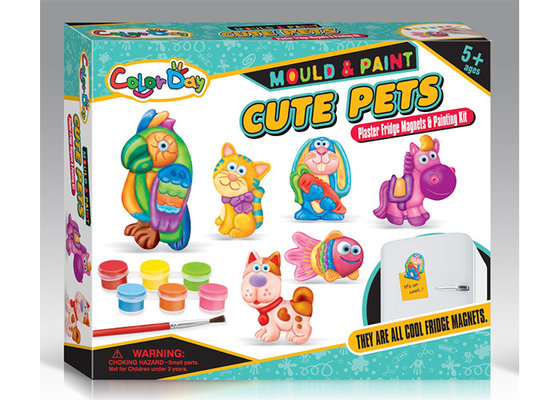 Educational 12 Pcs Plaster Beauty Set Arts And Crafts Toys DIY Coloring Age 5 supplier