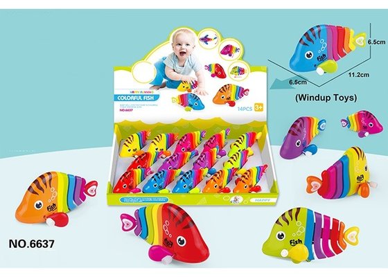 Colorful Plastic Wind Up Animals Play Toys For Toddlers Mini Party Gift supplier