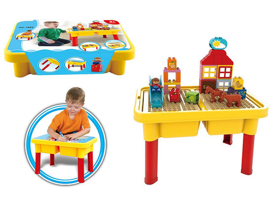 Toddler Role Play Learning Building Blocks / Kids Educational Toys W / Train Dump Truck supplier