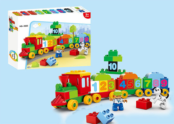 Toddler Role Play Learning Building Blocks / Kids Educational Toys W / Train Dump Truck supplier
