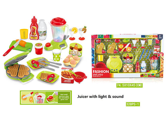 Food Cooking Kitchen Set Role Pretent Children's Play Toys W / Blender Pot 38 Pcs supplier