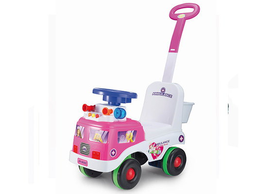Boys Or Girls Push Ride On Car For Toddlers With Detachable Foot Pedals supplier