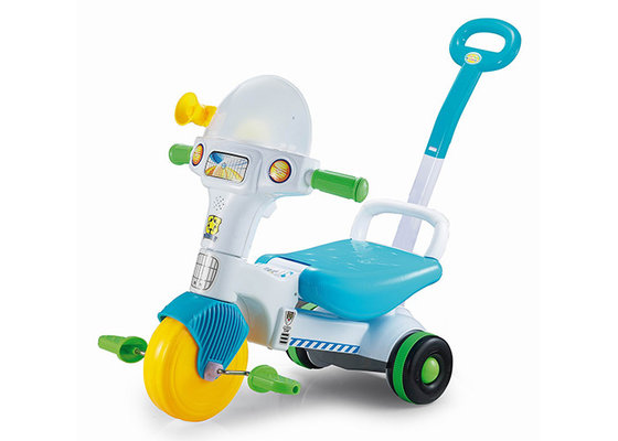 2 - In - 1 Kids Ride On Toys Push Car And Tricycle W / Handle Music Light Environmentally - Friendly supplier