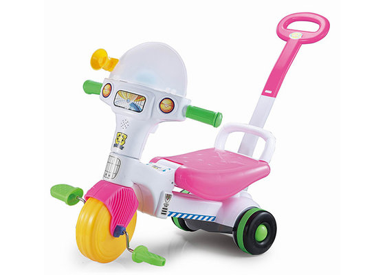 2 - In - 1 Kids Ride On Toys Push Car And Tricycle W / Handle Music Light Environmentally - Friendly supplier