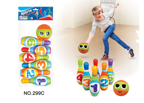 7 " Foam Material Kids Bowling Play Set Children's Play Toys Indoor Sports Age 2 supplier