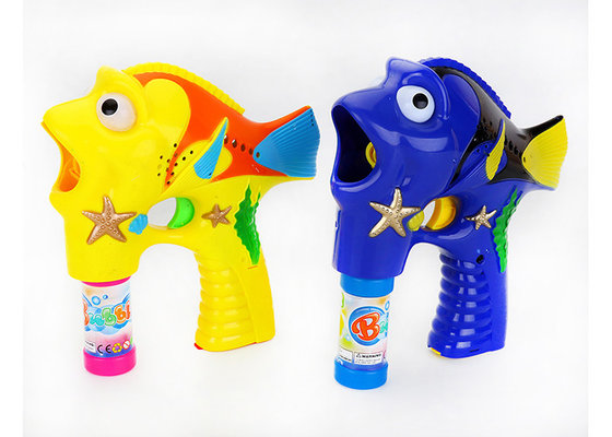 Eco Friendly Pink Children's Play Toys , Horse Crazy Dog Battery Operated Bubble Gun supplier