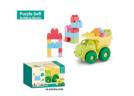 Big Building Blocks Educational Toys Cars And Vehicle For Toddlers 22 Pcs BPA And Phthalate - Free supplier