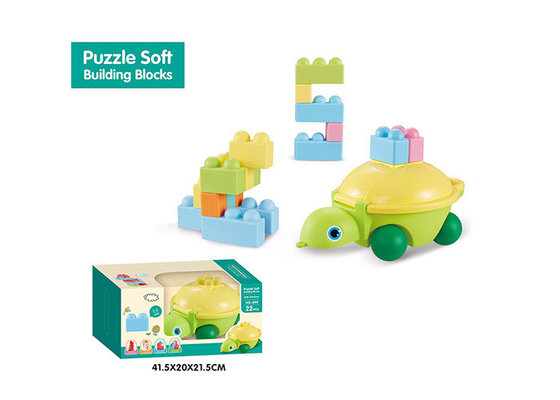 Big Building Blocks Educational Toys Cars And Vehicle For Toddlers 22 Pcs BPA And Phthalate - Free supplier