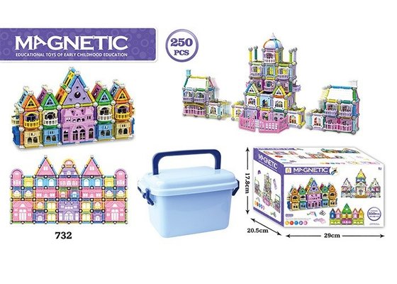 168 Pcs Magetic Plastic Building Blocks Educational Toys / Construction Building Sets Toys supplier