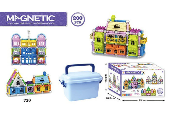 168 Pcs Magetic Plastic Building Blocks Educational Toys / Construction Building Sets Toys supplier