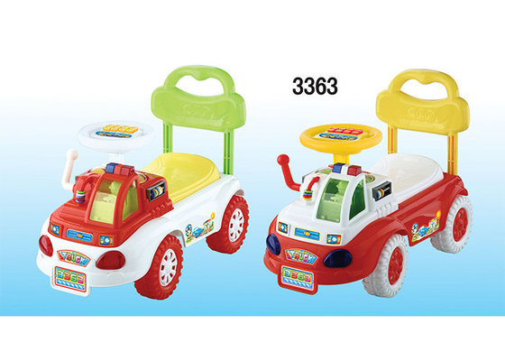 Age 18 Months Kids Ride On Toys W / Music Light Pink Color ABS Plastic Material supplier