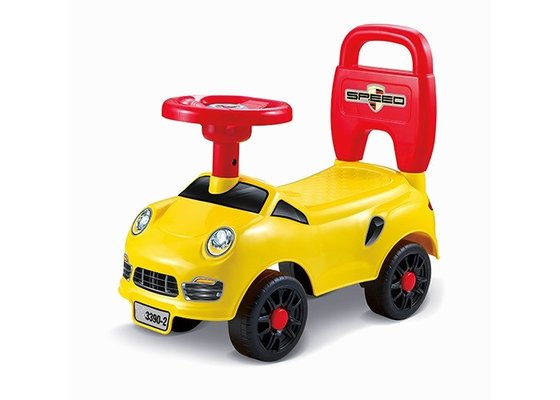 Age 18 Months Kids Ride On Toys W / Music Light Pink Color ABS Plastic Material supplier