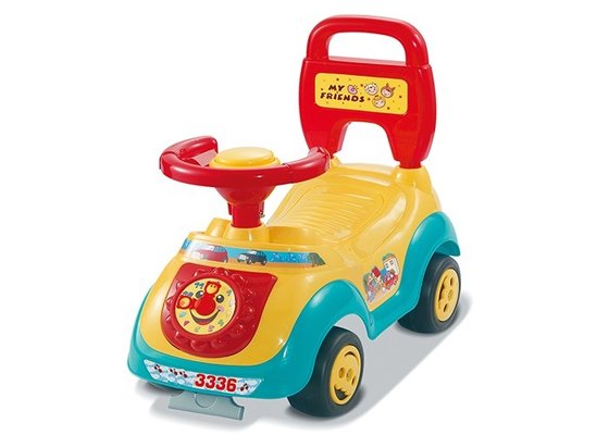 Push Slide 4 Wheels Toddler Ride On Toys W / Light Sound Age 1 Year Multicolor supplier