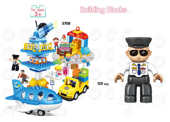 172Pcs City Vehicles Pretend Play DIY Building Blocks For Unisex Eco Friendly supplier