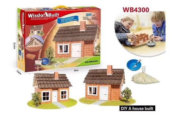 DIY Plaster Building House Blocks Arts And Craft Educational Toys Age 6 Years Child 200Pcs supplier
