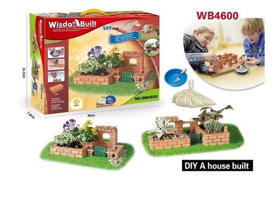 DIY Plaster Building House Blocks Arts And Craft Educational Toys Age 6 Years Child 200Pcs supplier