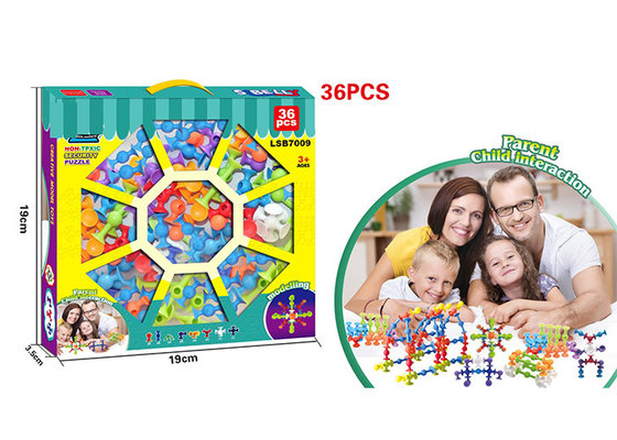 Non - Toxic Children 's Toy Building Sets / 90pcs Silicone Rubber Suction Cups Building Blocks For Kids supplier