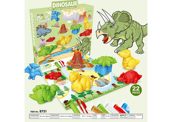 Ice Cream Maker Dinosaur Park DIY Dough Arts And Crafts Toys Age 3 Toddler 23Pcs supplier