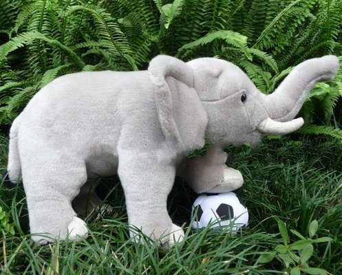 les animaux de simulation imitent des jouets de peluche, jouets d'enfants, Jouet-Éléphants d'enfants