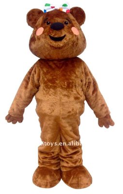 ASTM Brown adorable ours peluche personnalisé mascotte pour les cadeaux des enfants a connu depuis 16 ans