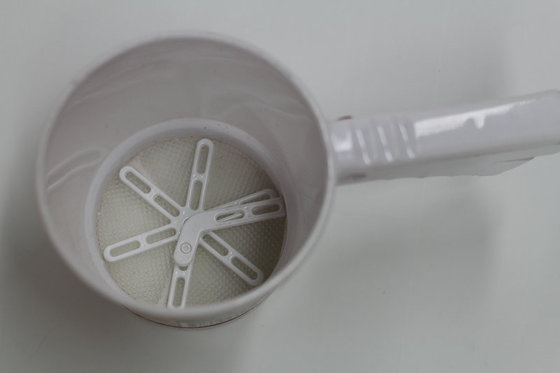 White 16oz Ps Flour Sifter , Eco Friendly Kitchen Products