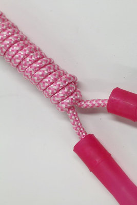 Cordes de saut de double Néerlandais, corde de saut de 7 pi avec les poignées en plastique