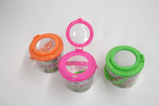 Branchez les enfants sur table d'écoute de kit de collecteur, la loupe des enfants de découverte d'insecte pour les âges 4+
