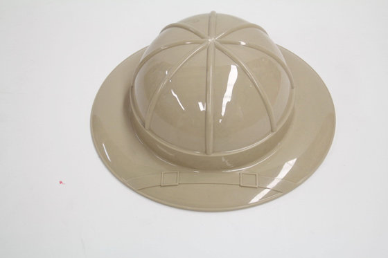 Safety Children Kids Plastic Hard Hats , Gray Round Tool Helmets