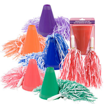Mégaphone en plastique Cheerleading de 6,5 pouces, les jouets en plastique de beaux enfants