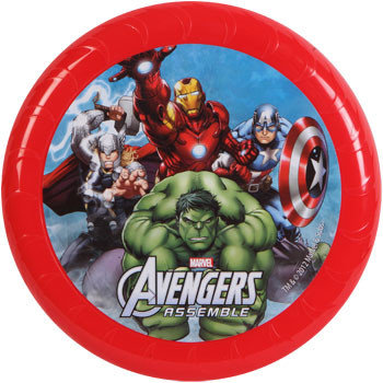 Durable Marvel Plastic Flying Disc , Red 9inch Flying Disc Frisbee