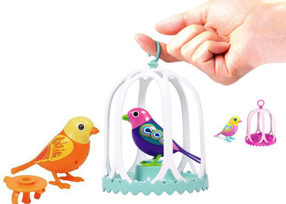 OEM ODM Chrismas Gift Children Singing Birds Toys / Talking bird toy with cage