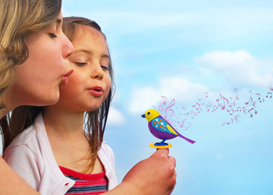 Oiseaux interactifs de chant jouets pour le divertissement