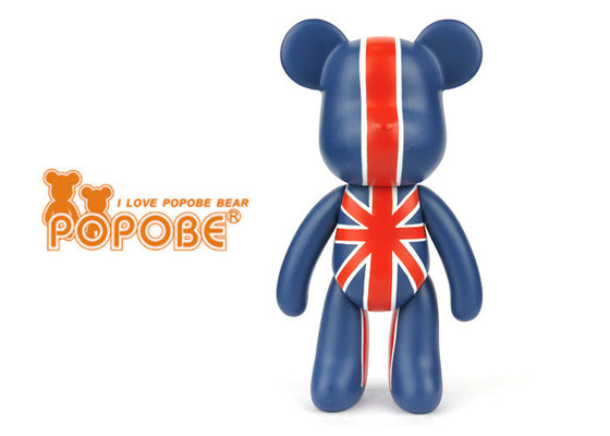 Rotatable bear head & limbs 5 Inch/14CM PVC POPOBE Bear For Home Decor & Phone Stand