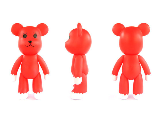 Red 5 Inch POPOBE Personalized Bear Gifts Phone Holder Office Decor