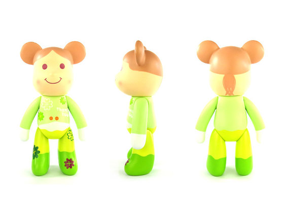 Multi-Function Personalized PVC Bear Gifts , Colorful Children Toy POPOBE Bear