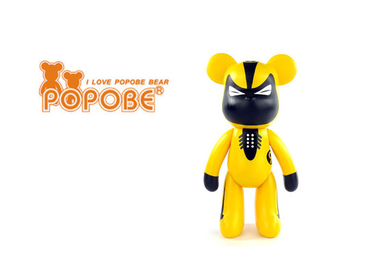 Yellow High Strength Speed Racer Personalized Bear Gifts POPOBE Bear Souvenir