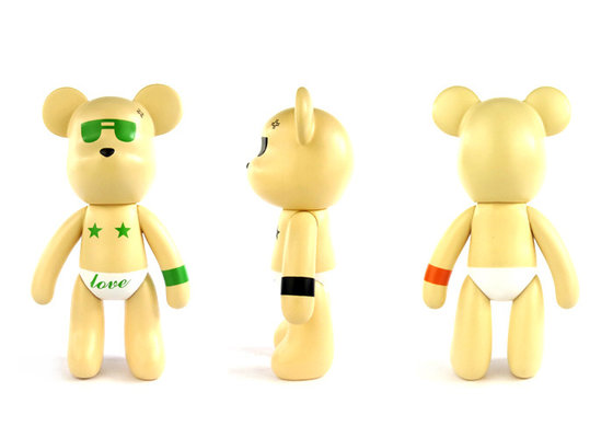Fashion Summer Swimming Series PVC Bear Gifts for Room Decor / Promotinal Gift Bear