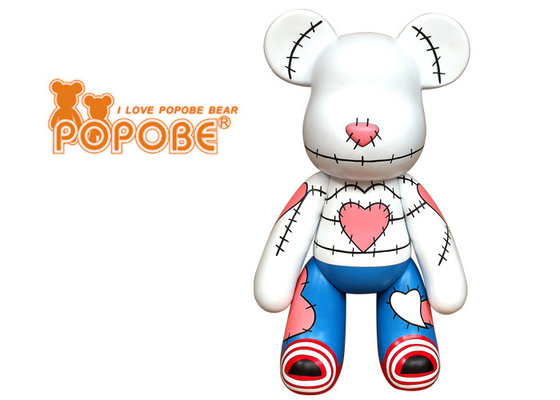 Home Decoration OEM Hand Drawing 80CM POPOBE PVC Bear for Promotion Products