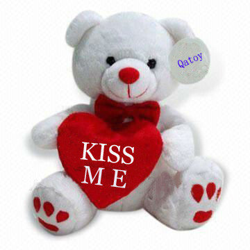 petit ours de peluche de 8 de pouce peluches de valentines pour la promotion de vacances