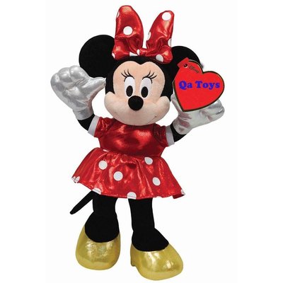Fashion Red Disney Plush Minnie Mouse for Valentine days Stuffed Toys