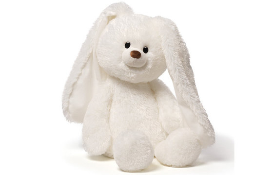 Le festival exclusif de cadeaux de Pâques de l'enfant joue le lapin de blanc de peluche personnalisé par 30CM