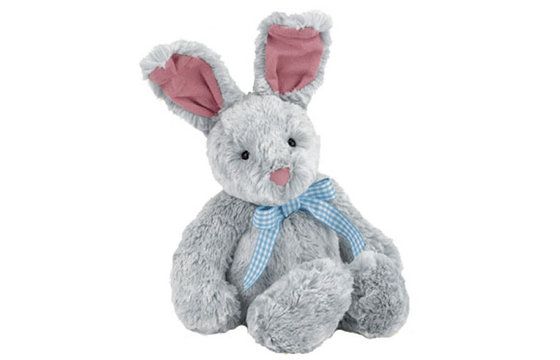 Le festival exclusif de cadeaux de Pâques de l'enfant joue le lapin de blanc de peluche personnalisé par 30CM