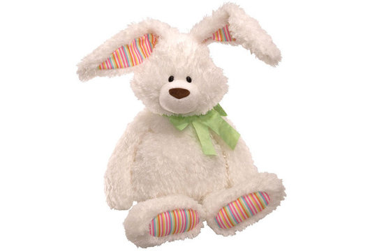 Le festival exclusif de cadeaux de Pâques de l'enfant joue le lapin de blanc de peluche personnalisé par 30CM