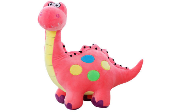 Jouet de bébé de dinosaure de peluche d'enfant, poupée faite sur commande exquise de bande dessinée de peluches