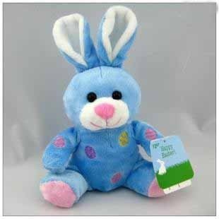 Peluches personnalisées jouet de peluche de lapin de Pâques de 8 pouces pour des enfants