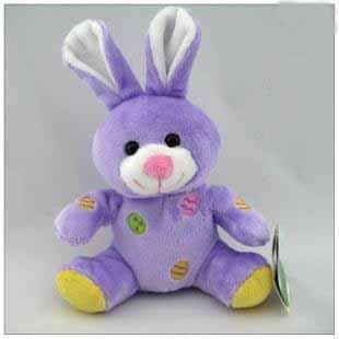 Peluches personnalisées jouet de peluche de lapin de Pâques de 8 pouces pour des enfants