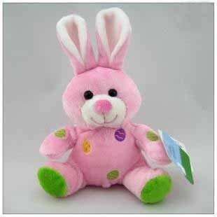 Peluches personnalisées jouet de peluche de lapin de Pâques de 8 pouces pour des enfants