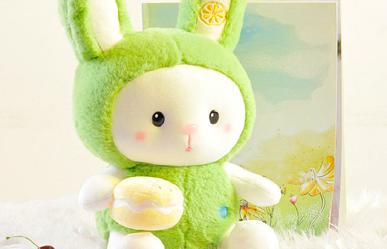 Le cadeau 35CM mignon Girly de jouet de peluche de lapin de couleur de bande dessinée a bourré des lapins de Pâques