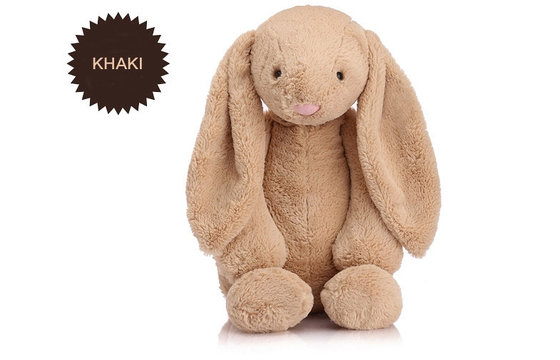 Le jouet rose de lapin de peluche pour 3-6 jouets de peluche de l'enfant 30CM a bourré le lapin de Pâques
