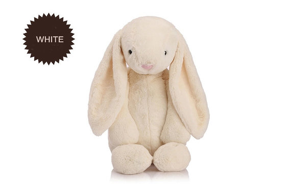 Le jouet rose de lapin de peluche pour 3-6 jouets de peluche de l'enfant 30CM a bourré le lapin de Pâques